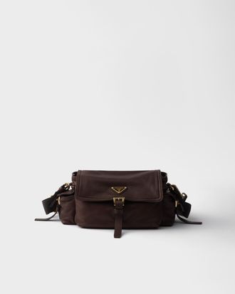 Prada Explore Schultertasche aus Nappa-Leder