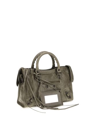 Balenciaga Womens Handbag Le City Army Green Lambskin Handbags Hand Bags