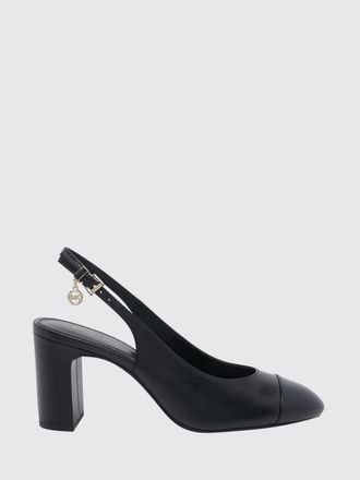Michael Kors Piper Slingback-Pumps aus Leder mit Lackspitze und Blockabsatz