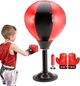 Generic Desktop Boxball F&uuml;r Kinder | Saugnapf Aufblasbarer Geschwindigkeitsball | Boxen Trainingsball - F&uuml;r Jugendliche B&uuml;roangestellte Studenten Spieler Home