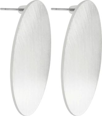 Dansk Copenhagen Boucles doreilles Mega Circle - Femme - Accessoires - Gris - Taille: ONE Size