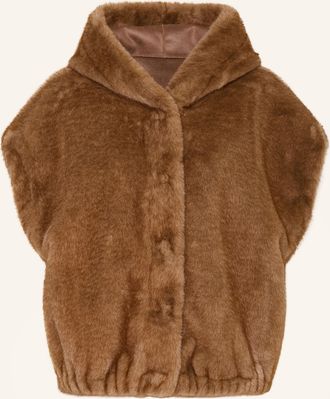Mabrun Mabrun Kunstfell-Weste Fosca beige