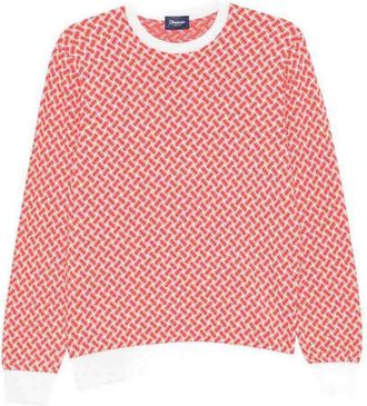 Drumohr Pull Col Rond - Blanc