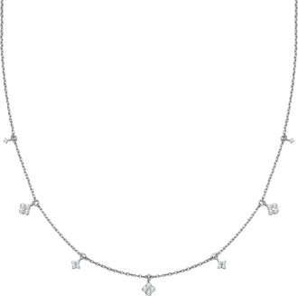 Glanzst&uuml;cke M&uuml;nchen Halskette - Sterling Silber Halskette Zirkonia - Gr. unisize - in Silber - f&uuml;r Damen