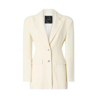 Pinko Garofano Giacca - - Jackets - Damen - Wei&szlig; - M