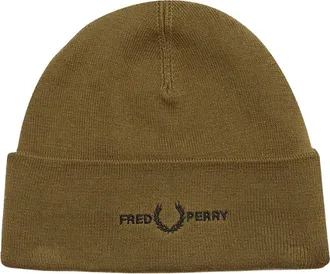 Fred Perry Bestickte M&uuml;tze In Schattiertem Stein