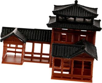 BESTONZON Miniatur Statue Japanisches Pavillon Modell für Bonsai Dekoration Terrarium Aquarium und Garten für Mikrolandschaften und Stilvolle Inneneinrichtung