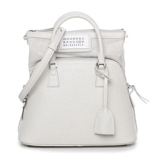 Maison Margiela Geh&auml;mmerte Ledertasche - - Bags - Damen - Grau - ONE SIZE