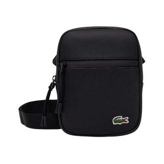 Lacoste Petit sac bandouli&egrave;re Lcst Slimline - Homme - Sacs - Noir - Taille: ONE Size