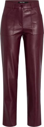 Marc Aurel Femme, Pantalons, Violet, Taille: 40 FR Pantalon aspect cuir