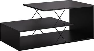 Vicco Couchtisch Nario, Schwarz, 100 x 50 cm