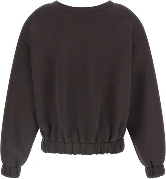 Giuseppe Di Morabito 3D Rose-Appliqu&eacute; Sweatshirt - Brown