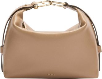 Furla Femme, Sacs, Beige, Taille: ONE Size Sac Hobo Tonie M