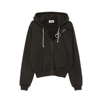 Magliano Homme, Sweatshirts et sweats &agrave; capuche, Brun, Taille: M SweaT-shirt z fermetureure &eacute;clair