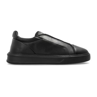 Fabi Leder-Slipper-Sneaker - - Shoes - Herren - Schwarzk - 41 EU