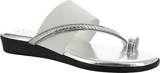 Easy Street Womens Heeled Sandals, White Gore, 7.5