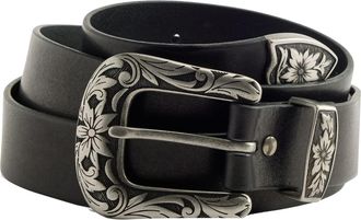 Levi's Mens Go West Belt, Caviar, 110