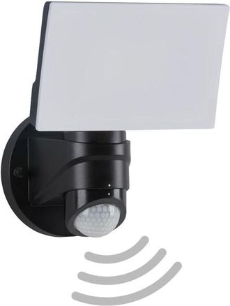 Telefunken led Au&szlig;enleuchte Bewegungsmelder IP44 16W schwarz Kunststoff