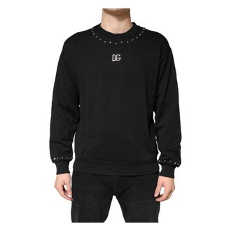 Dolce & Gabbana Rundhals-Sweatshirt - - Sweatshirts & Hoodies - Herren - Schwarzk - L