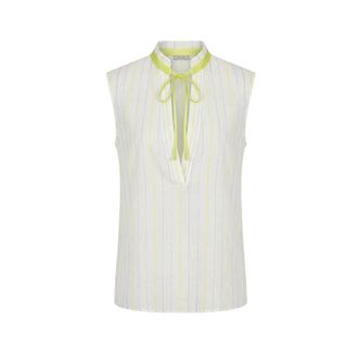 Malo Chemise sans manches - Femme - Tops - Blanc - Taille: 36 FR