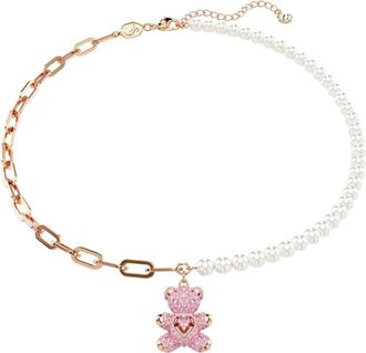 Swarovski Swarovski Kette Unisex Teddy Anh&auml;nger (Rosa) 5669166 - - Accessories - unisex - Rosa - ONE SIZE