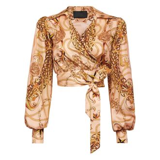 Philipp Plein Bluse New Baroque - - Blouses & Shirts - Damen - Beige - M