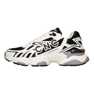 Costume National Sneakers aus &Ouml;ko-Leder und Stoff - - Shoes - Herren - Mehrfarbig - 44 EU