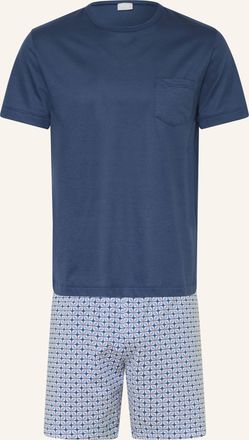 Mey Mey Shorty-Schlafanzug Serie Summer Flower blau