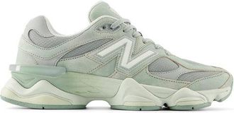 New Balance Unisex 9060 in Gr&uuml;n/Wei&szlig;, Wildleder/Mesh, Gr&ouml;&szlig;e 37.5