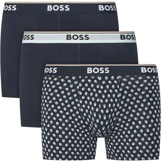 HUGO BOSS Boxershorts-Set BoxerBr 3P Power Des 50554438 Dunkelblau