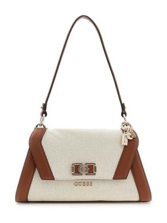 Guess Guess Sac &agrave; bandouli&egrave;re Karnilla avec fermeture magn&eacute;tique textur&eacute;e naturelle