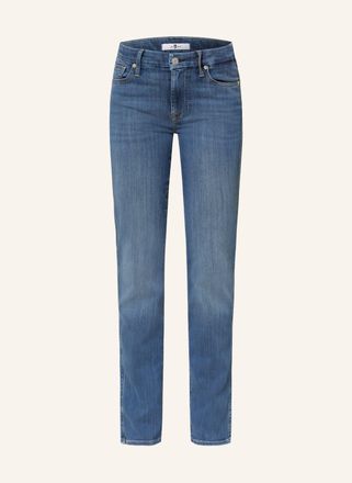 7 For All Mankind Straight Jeans Kimmie blau