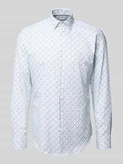 Jake*s Slim Fit Business Hemd aus Baumwolle mit Kentkragen