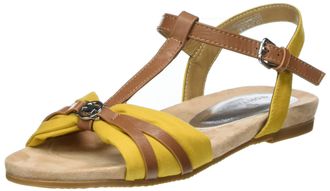 Tom Tailor Tom Tailor Damen 8092209 Riemchensandalen, Gelb (Yellow 00260)