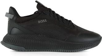BOSS Baskets TTNM Evo SLON en similicuir et tissu | 5BHUS50548700 005 Noir, Noir, 46 EU