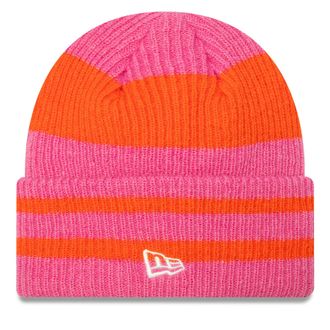 New Era M&uuml;tze New Era Stripe Cuff Knit Beanie 60580763 Rosa