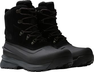 The North Face Winterstiefel THE NORTH FACE M CHILKAT V LACE WP, Herren, Gr. 43, schwarz, Leder, Textil, Schuhe Winterstiefel, Snowboots, Winterboots, Winterschuhe, 