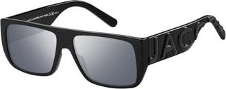 Marc Jacobs Marc Logo 096/S Sunglasses, Noir-Gris, 57 Unisex