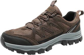 Generic Chaussures de sport pour homme - En maille - Couleur unie - Avec lacets - Chaussures de sport confortables - A&eacute;r&eacute;es - Chaussures de course souples - C