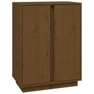 vidaXL Sideboard Honigbraun 60x35x80 cm Massivholz Kiefer Vidaxl