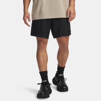 Under Armour Unstoppable Webstoff Shorts f&uuml;r Herren Schwarz / Schwarz XXL