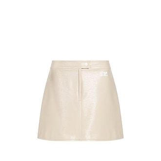 Courr&egrave;ges Minijupe R&eacute;&eacute;dition en vinyle