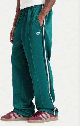 adidas Jogginghose Adicolor Spacer Baggy Track Pant KS7429 Gr&uuml;n Relaxed Fit