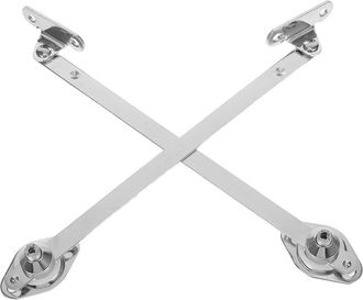 BESPORTBLE WEKADRIN 2 St&uuml;ck Schwerlast Klappscharnier Drop Down Hinge mit Robustem Aluminiumkopf Verschlei&szlig;feste Schienen Langsam &Ouml;ffnend Vielseitig f&uuml;r K&uuml;chen S