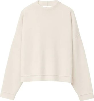 Iris Von Arnim pull à effet dépaules descendues - Tons neutres