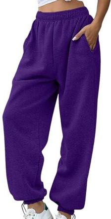 Generic Pantalon De Jogging pour Femme Stretch &Eacute;t&eacute; Longueur Pants Pas Cher Tendance Basique Sweatpant Chic Elegant Respirant V&ecirc;tement D&eacute;contract&eacute;s Confortable