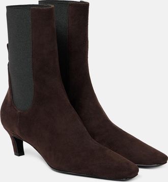 Toteme Ankle Boots aus Veloursleder