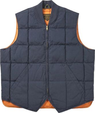 CHESAPEAKE'S Daunenweste Seattle HBT Waxed - - Jackets - Herren - Blau - M