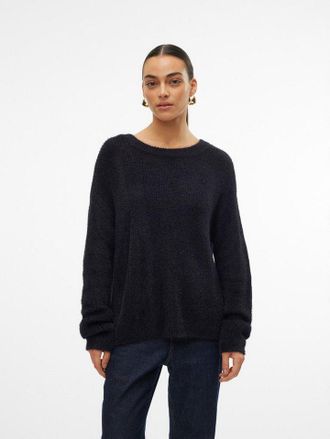 Vero Moda Strickpullover VMPUFF LS O-NECK PULLOVER BOO