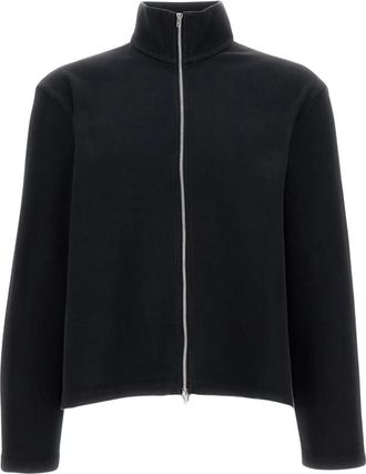 Our Legacy Homme, Sweatshirts et sweats &agrave; capuche, Noir, Taille: M Shrunken Fullzip